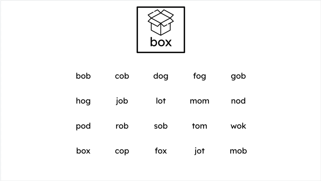 Orton-Gillingham Printable Phonics Lesson: CVC short /o/ Words ...